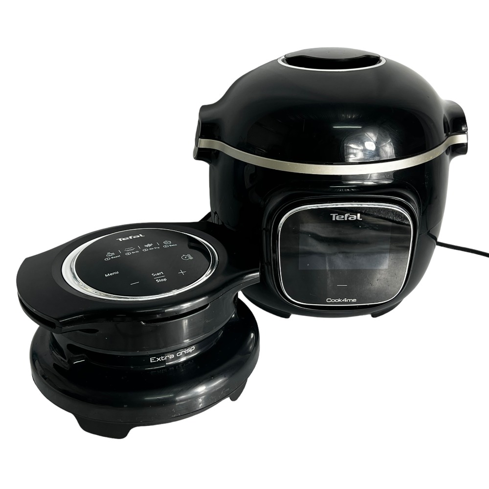Pre-owned TEFAL COOK4ME DIGITAL MULTI-PRESSURE COOKER WITH EXTRA CRISP ...